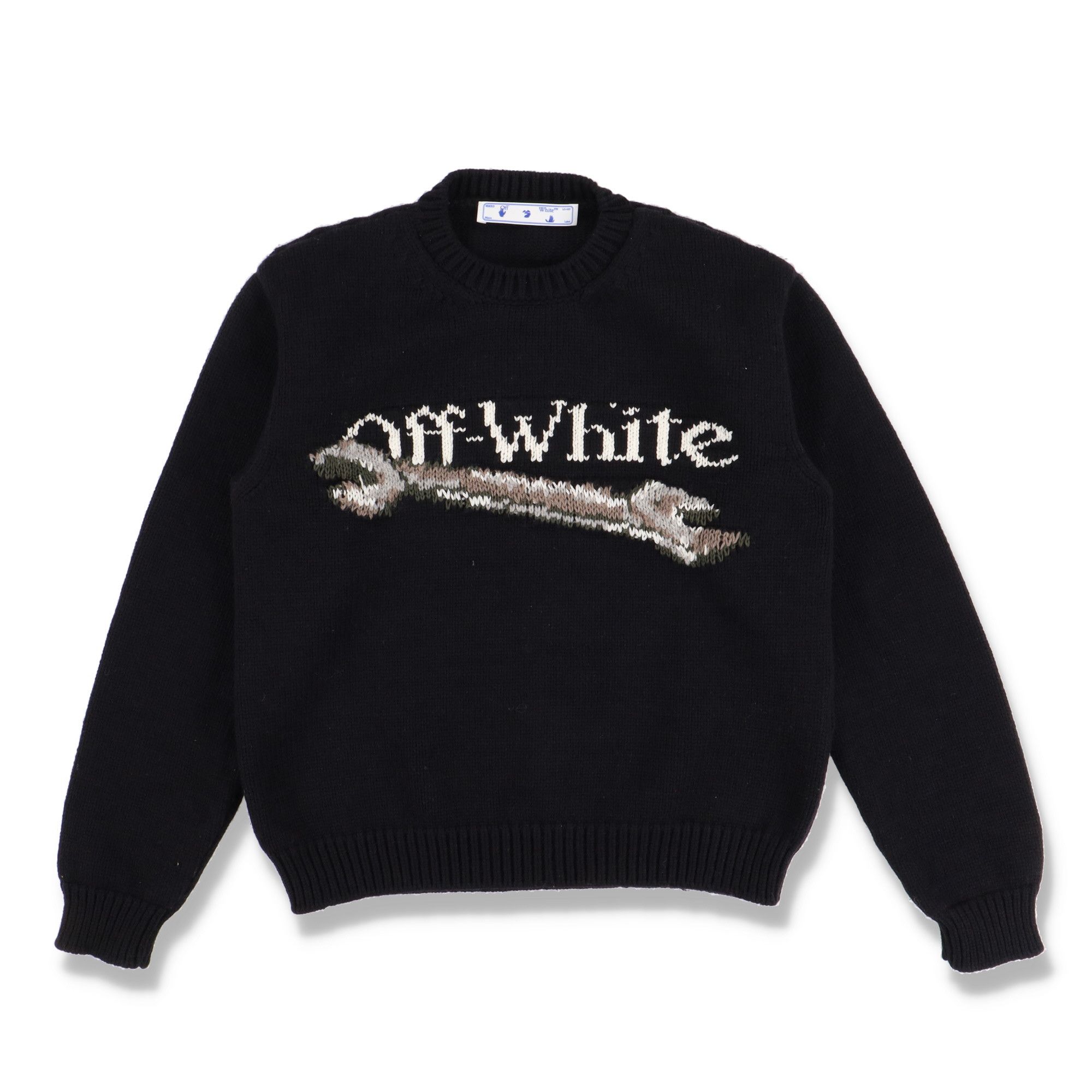 Off-White Chunky Knit Pascal Tool Logo Sweater | Grailed