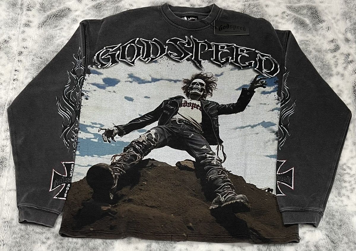 Godspeed Godspeed Rocker Thermal Long Sleeve Grey Wash #531 of 555 ...