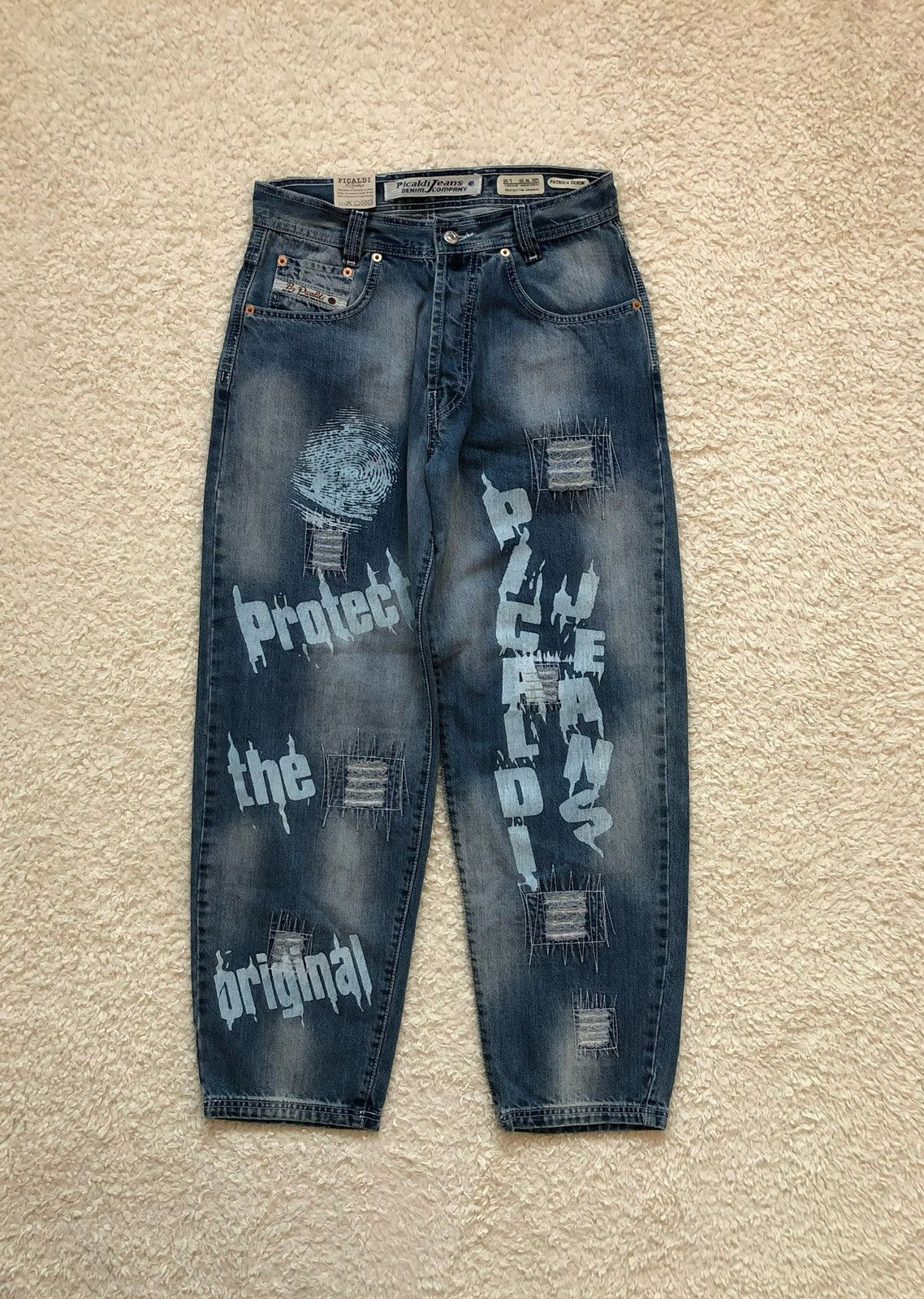 Vintage Pants Picaldi Jeans Zicco New Width Tags | Grailed