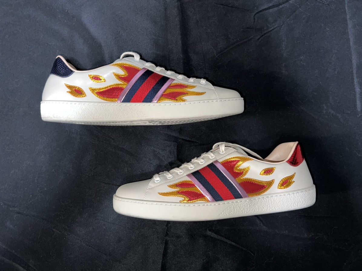 Gucci Flame Ace Sneaker | Grailed