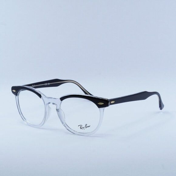 RayBan NEW RAY-BAN RX5598 2034 BLACK ON TRANSPARENT EYEGLASSES | Grailed