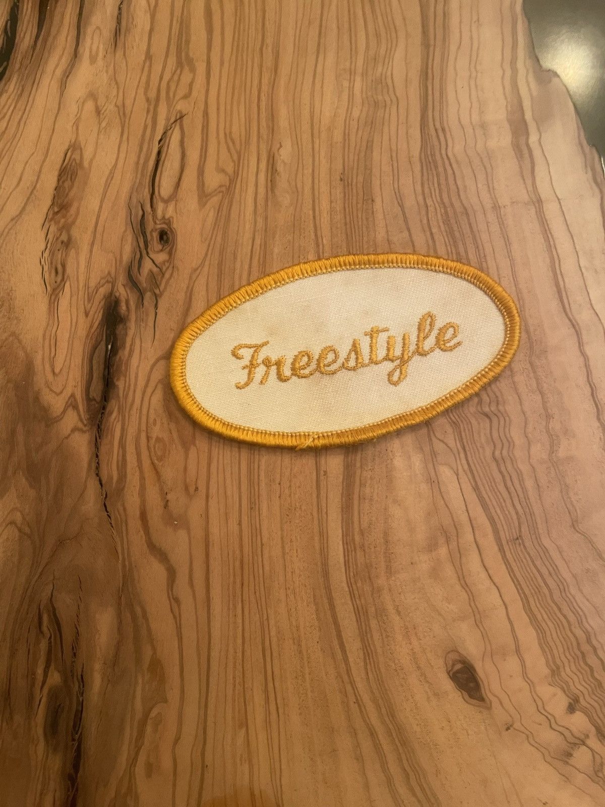 Vintage Vintage 70s “Freestyle” Cursive Sew On Name-tag Patch | Grailed