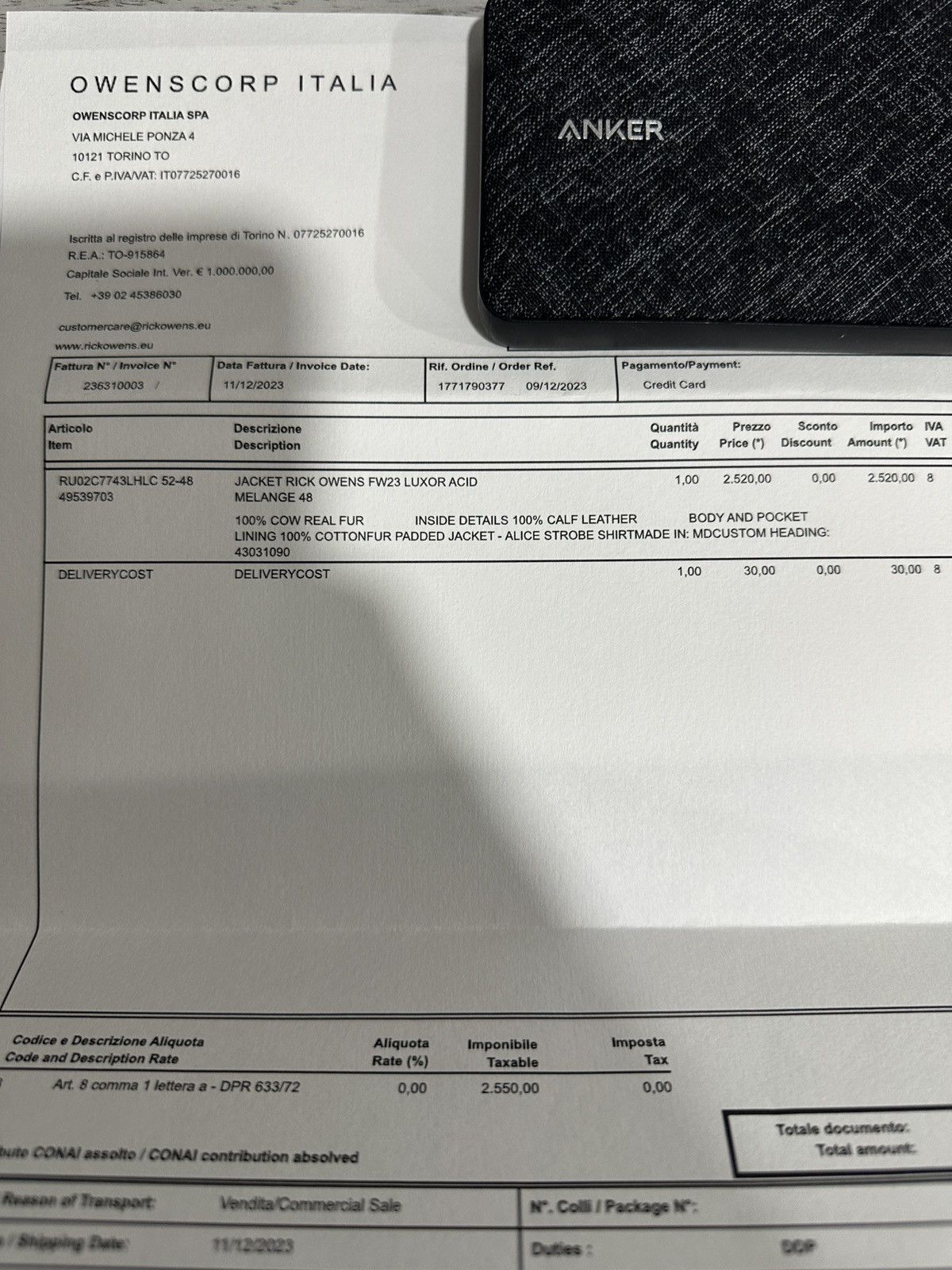 Rick Owens Rick Owens Alice Strobe Acid Melange Jacket (Grinch) | Grailed