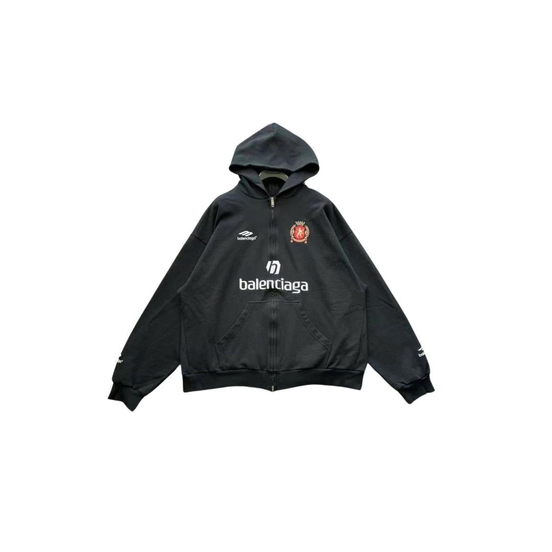 Balenciaga Balenciaga Soccer Zip Up Hoodie | Grailed
