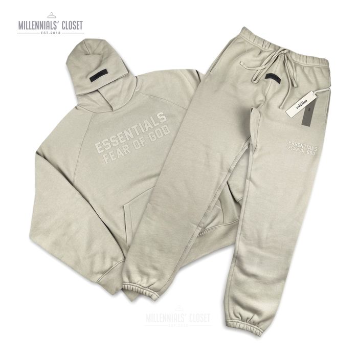 Fear of God Fear of God Essentials Tracksuit Seal 2023 size M | Grailed