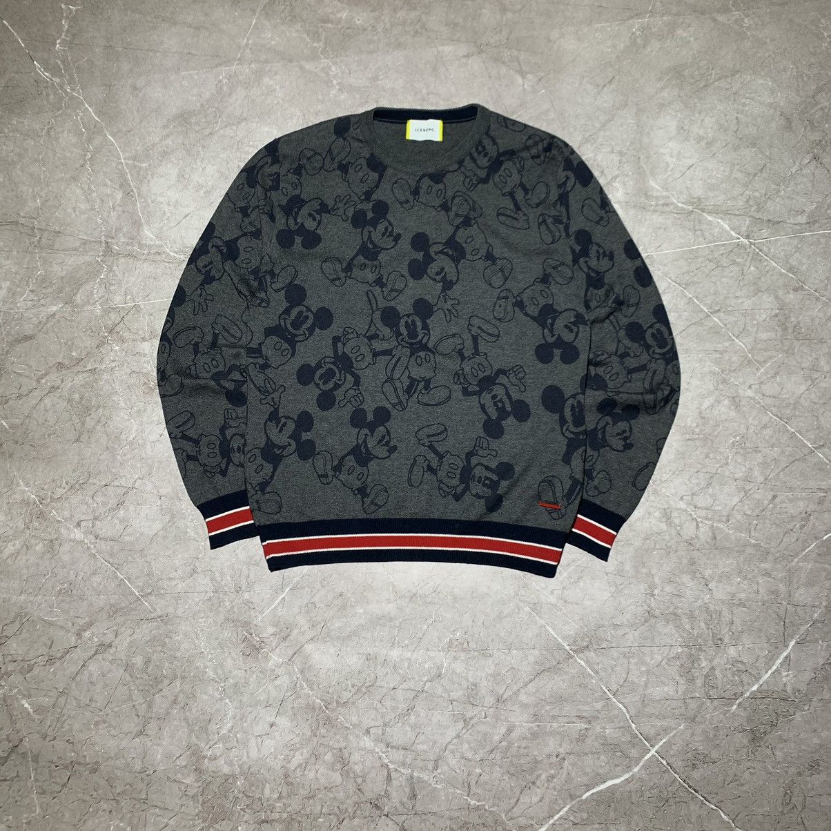 Iceberg ICEBERG HISTORY DISNEY MICKEY MOUSE SWEATER | Grailed