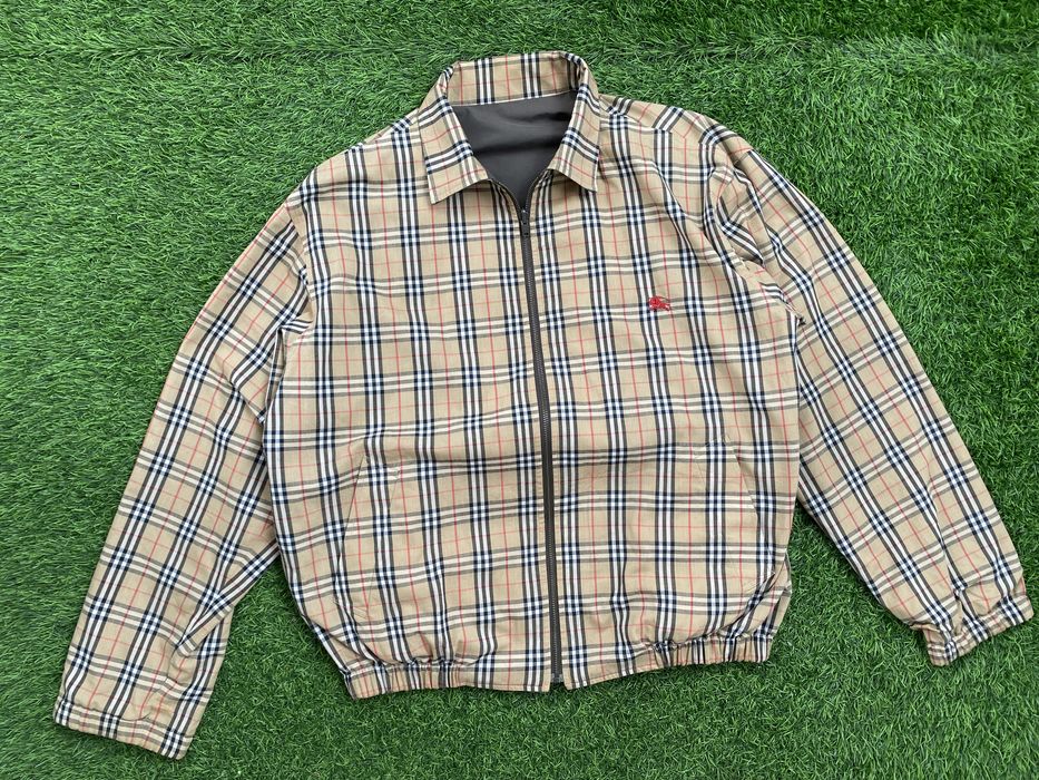 Vintage Vintage Burberry Reversible Casuals Nova Check Jacket | Grailed