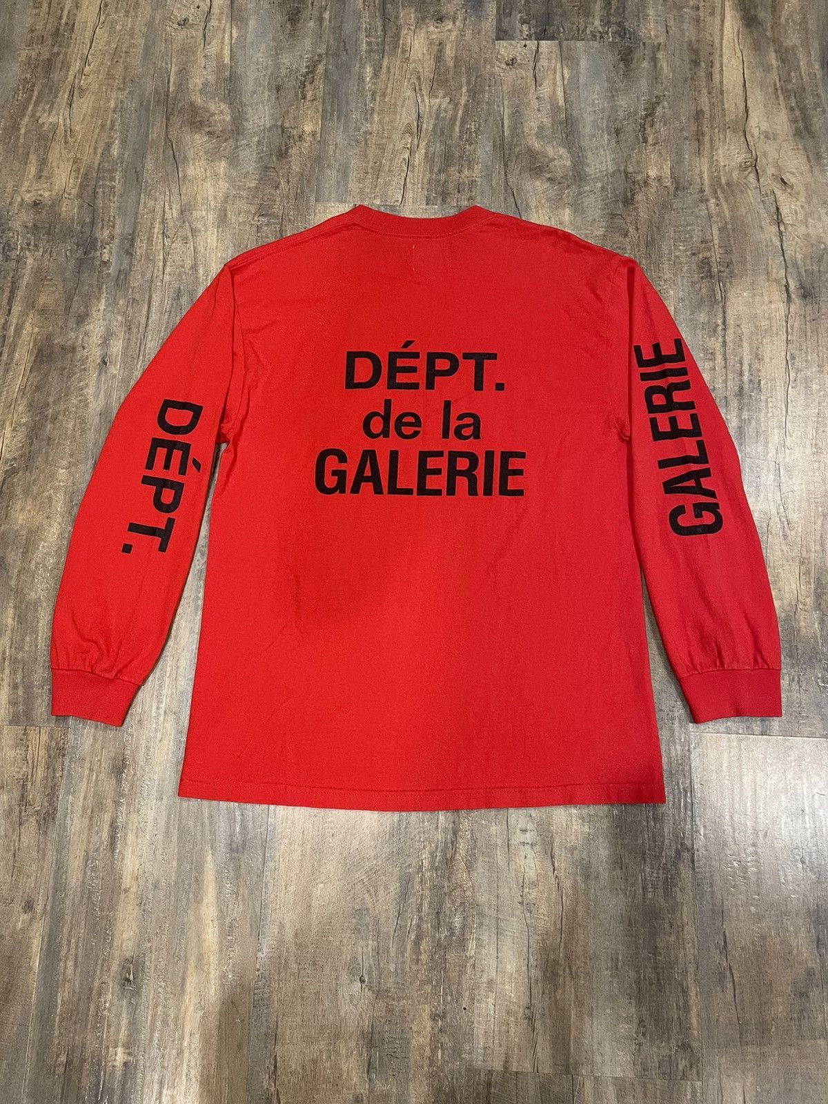Gallery Dept. RARE Gallery Dept French Collector Souvenir Logo Red L/S ...