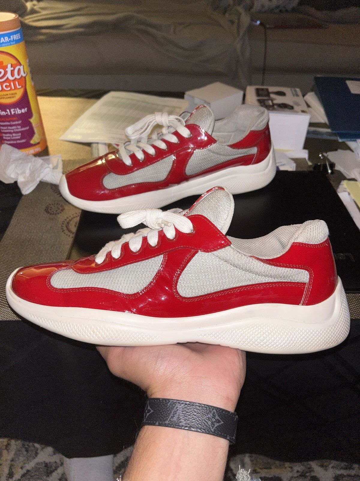 Prada Prada American Cup red white size 44 | Grailed
