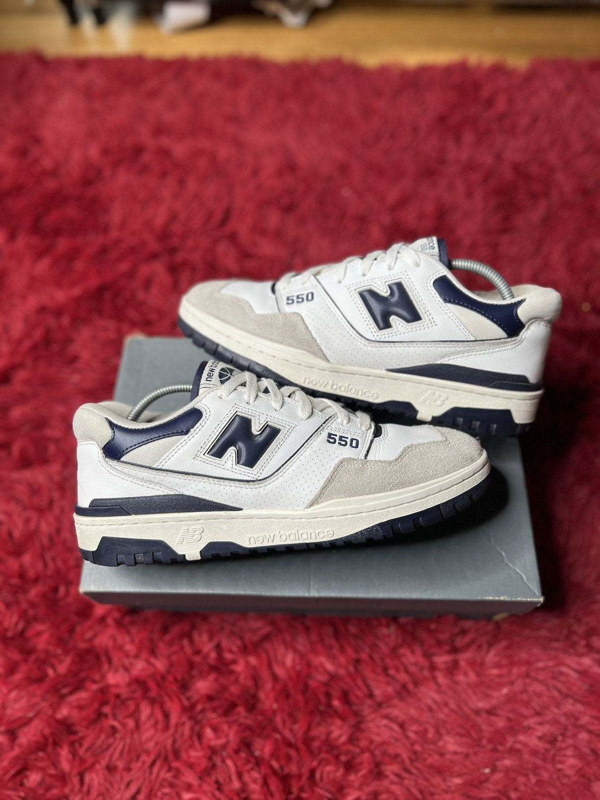New Balance New Balance 550 Navy Blue 2021 | Grailed