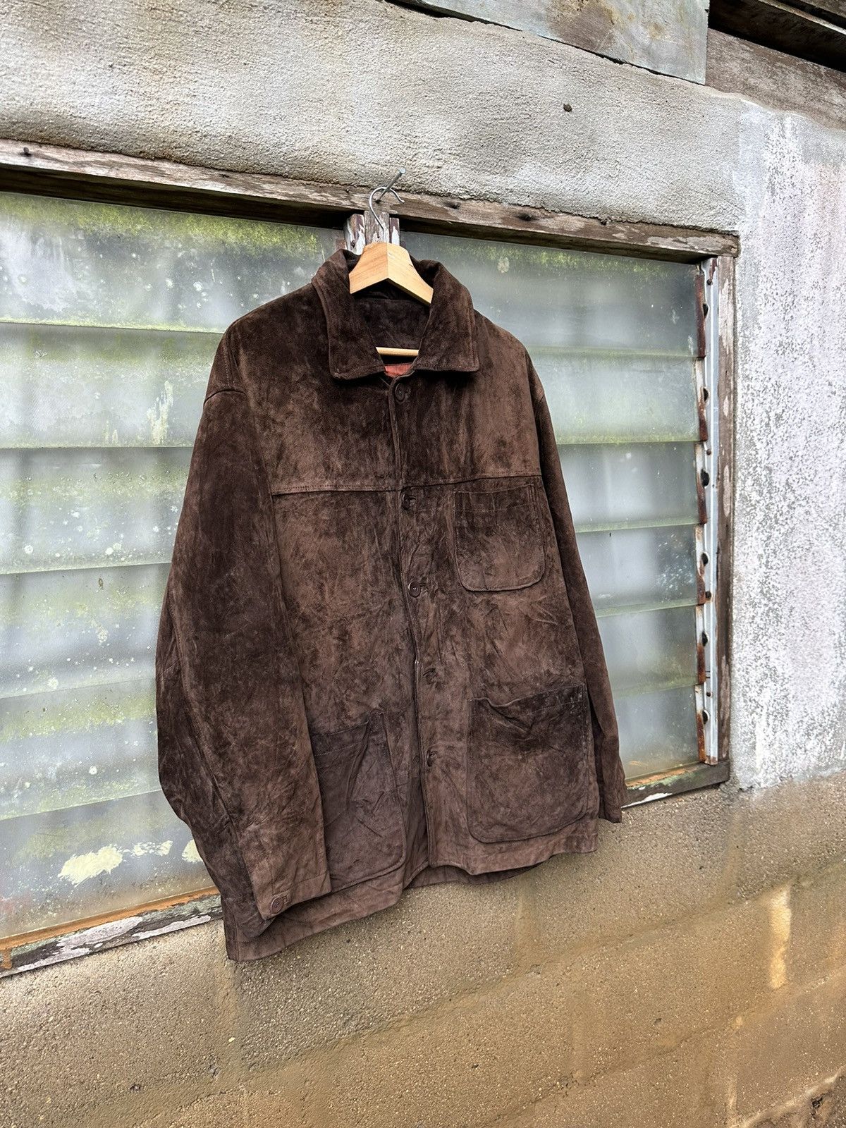Coach × Vintage COACH Jacket Brown Suede 100%Leather Made in Usa | Grailed
