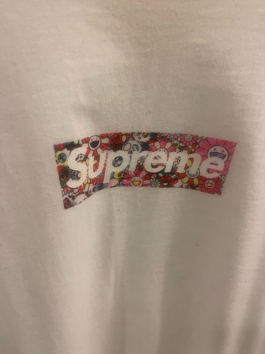 Supreme supreme takashi murakami box logo tee | Grailed
