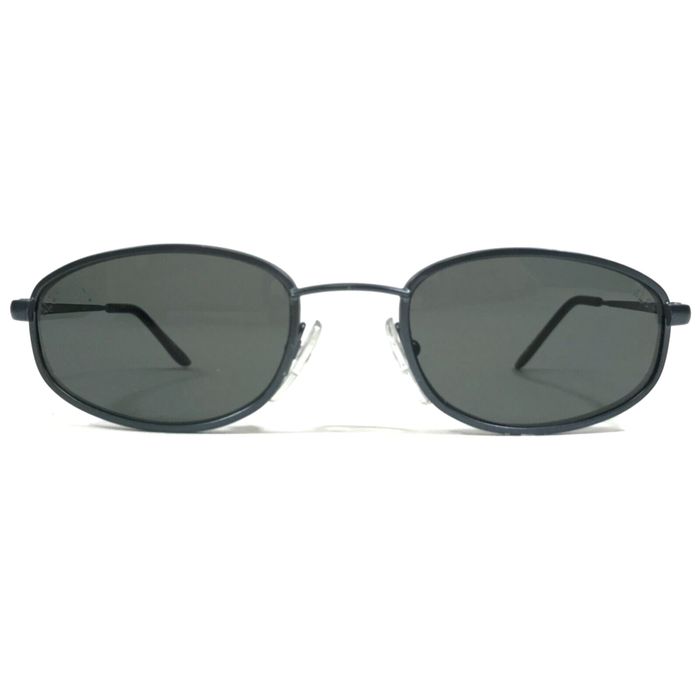Frame American Optical AO Safety Sunglasses Blue Oval Frames with Gray ...