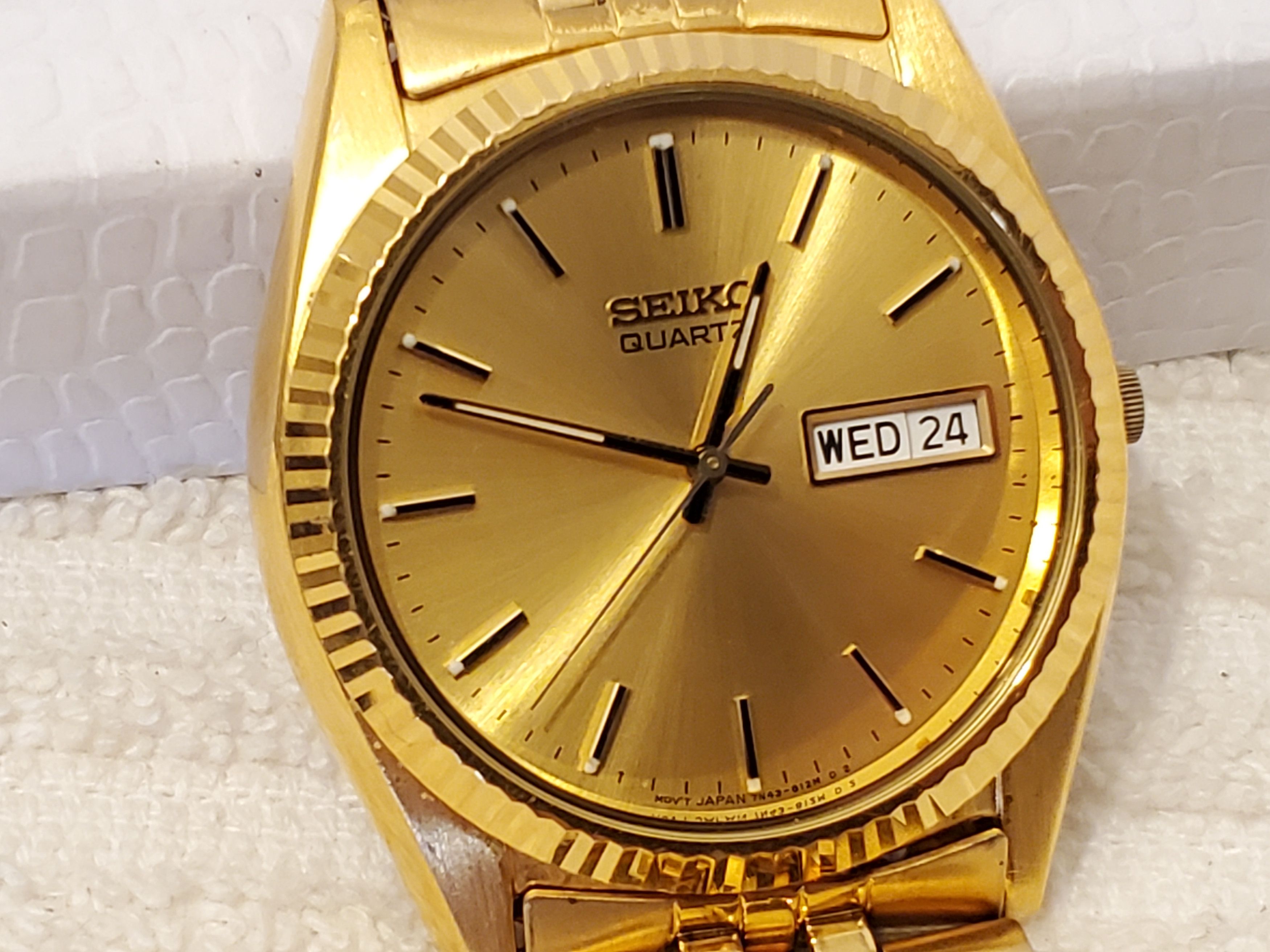 Seiko Seiko Day Date Mens Presidential Watch Stainless Steel | Grailed