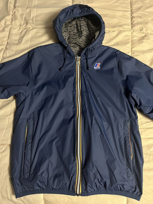 K Way Kway Reversible Windbreaker | Grailed