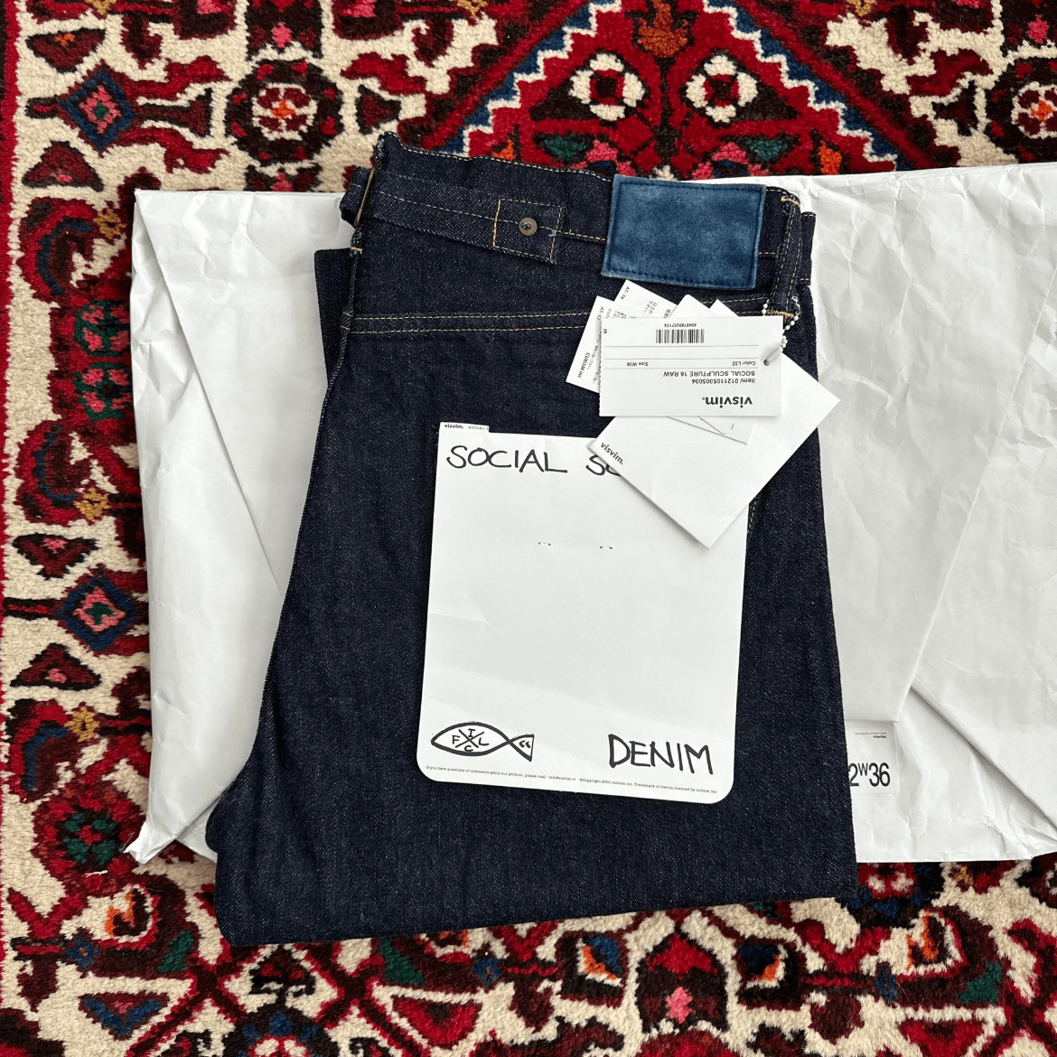 Visvim Visvim 21SS 16 Raw Denim | Grailed