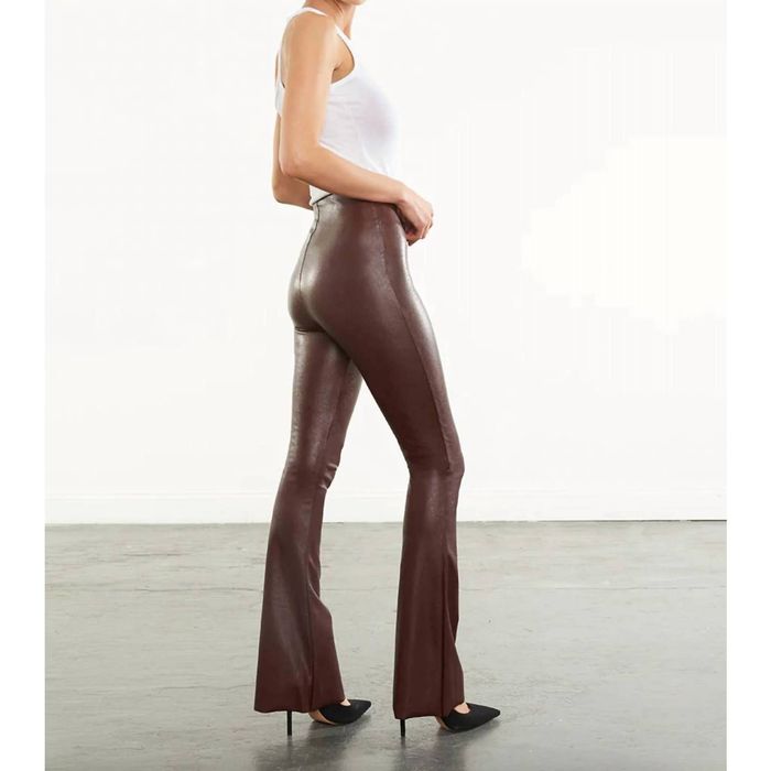 Commando Faux Leather Flared Legging In Brown | Grailed