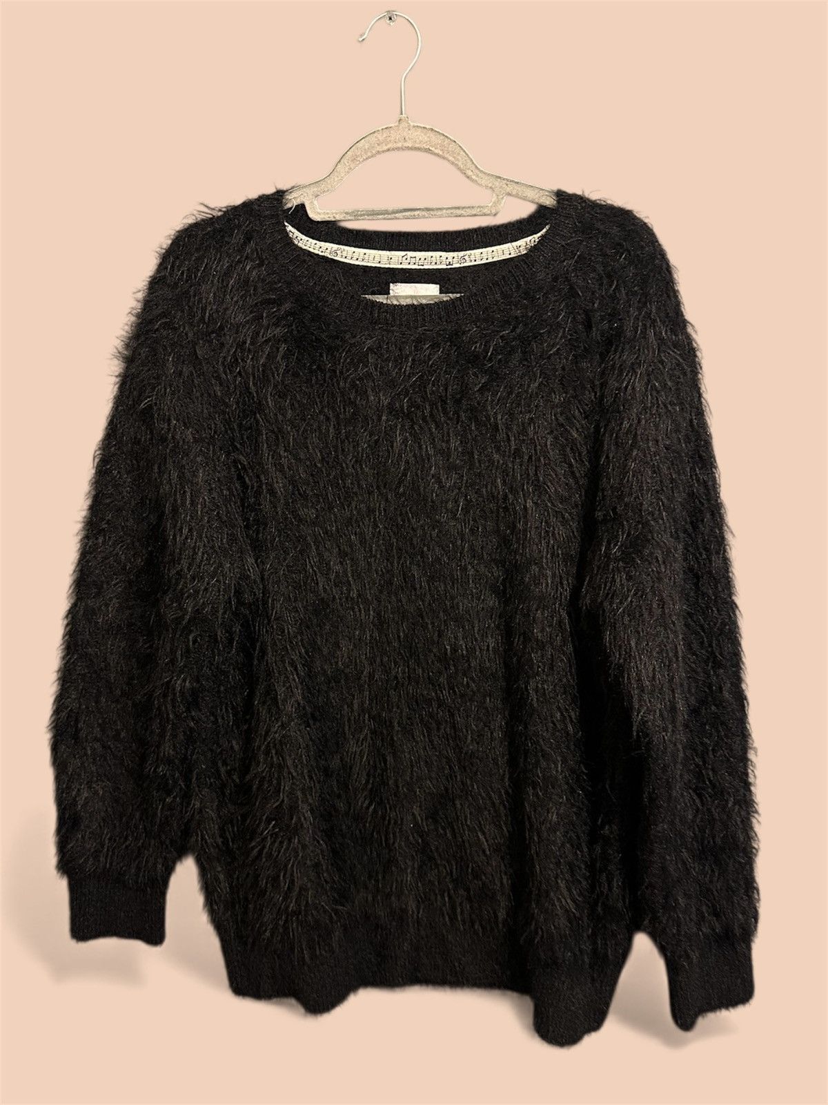 Number (N)ine Number Nine Mohair Knit sweater black | Grailed