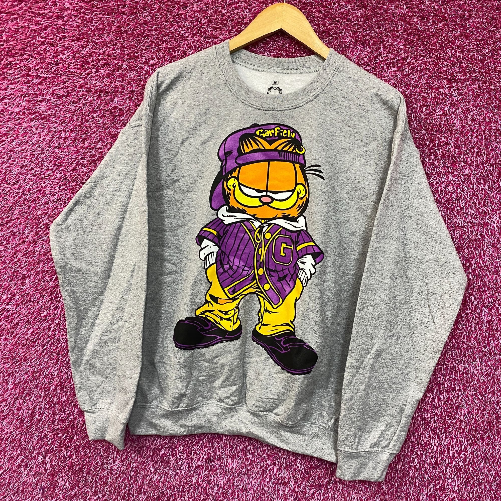 Nickelodeon Garfield Too Kool for Skool double sided Crewneck size ...