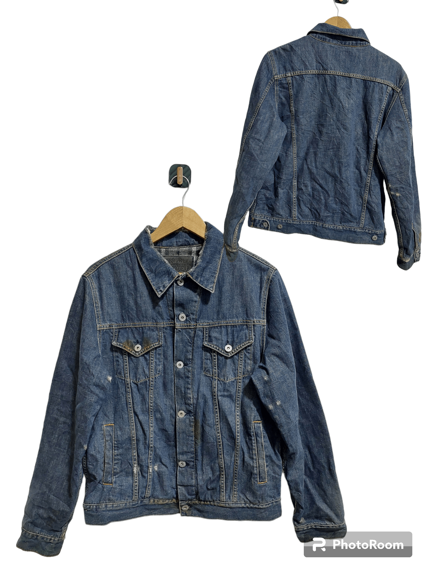 Streetwear × Stussy × Vintage VINTAGE STUSSY DISTRESSED GARMENT ...