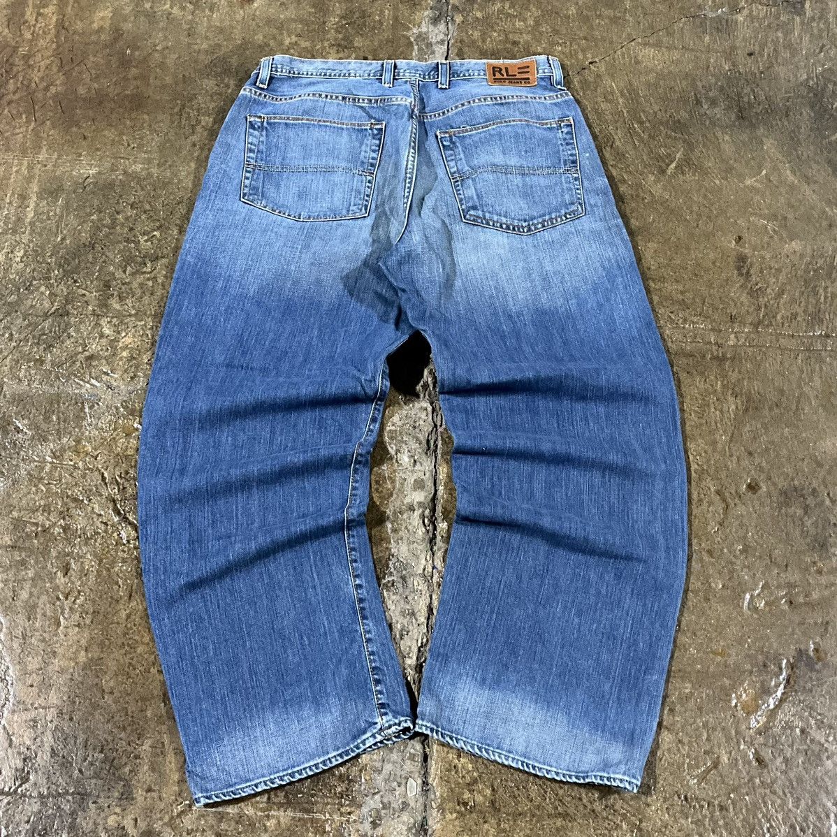 Polo Ralph Lauren × Vintage Crazy Vintage Y2K Polo Ralph Lauren Baggy Jeans Wide Leg | Grailed