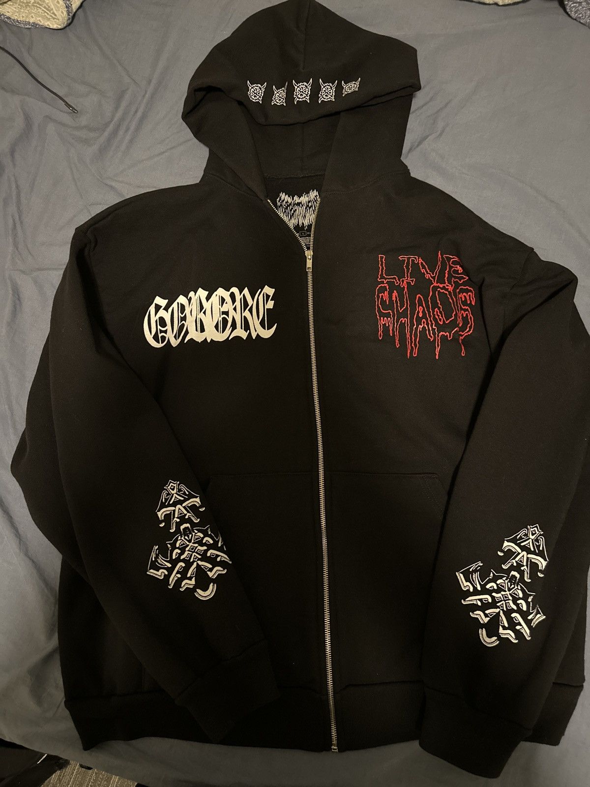 Ken Carson Ken Carson red AGC tour zip up | Grailed