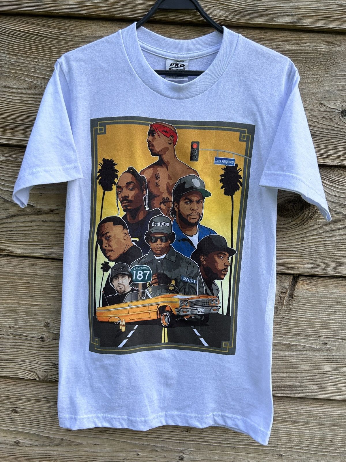 Band Tees 00s Vintage West Coast Rappers Boot T-Shirt 2Pac Snoop Ice ...