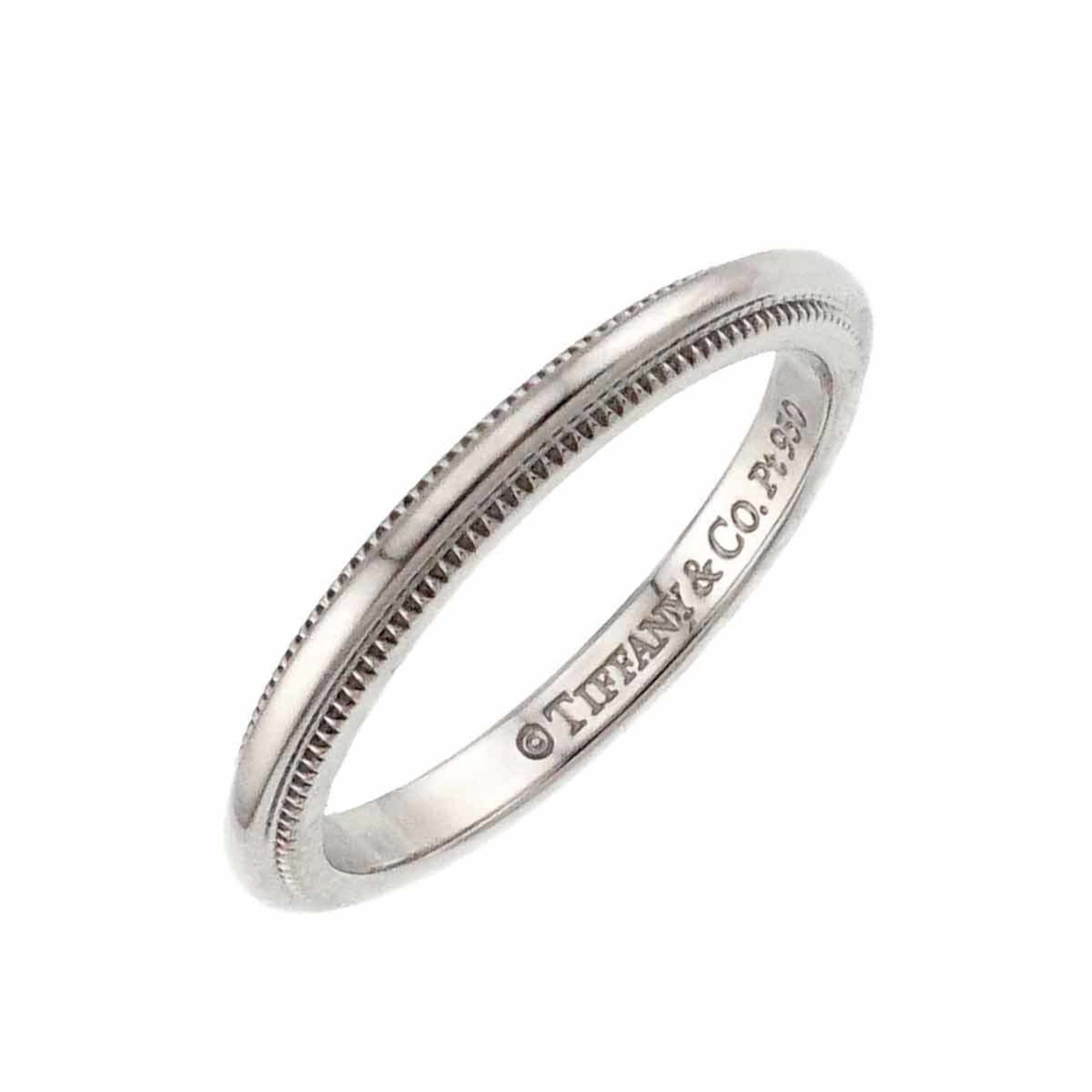 Tiffany & Co. Tiffany & Co. Milgrain Ring, Size 5, 2mm Wide, Platinum ...