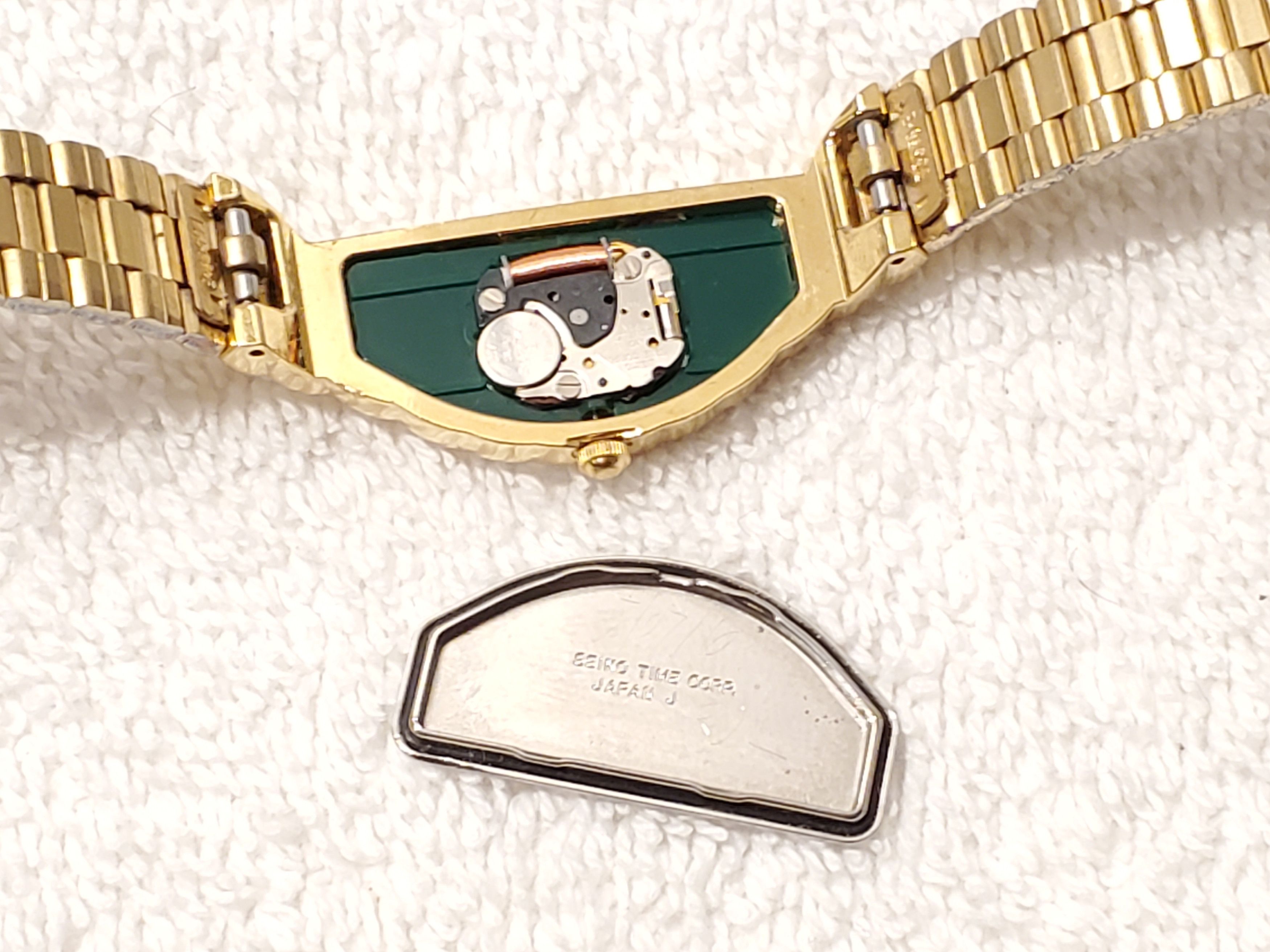 Seiko Vintage Seiko Women's Quartz Watch Stainless Steel Half Moon | Grailed