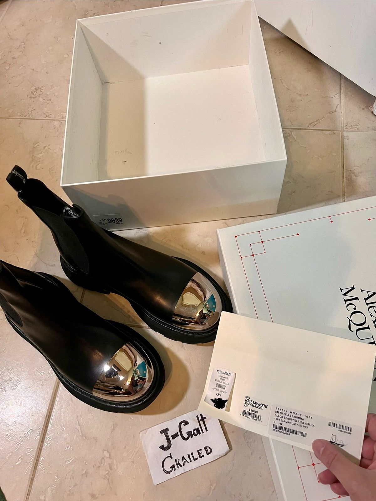 Alexander McQueen GRAIL FW20 Runway Steel-toe Chelsea Boots | Grailed