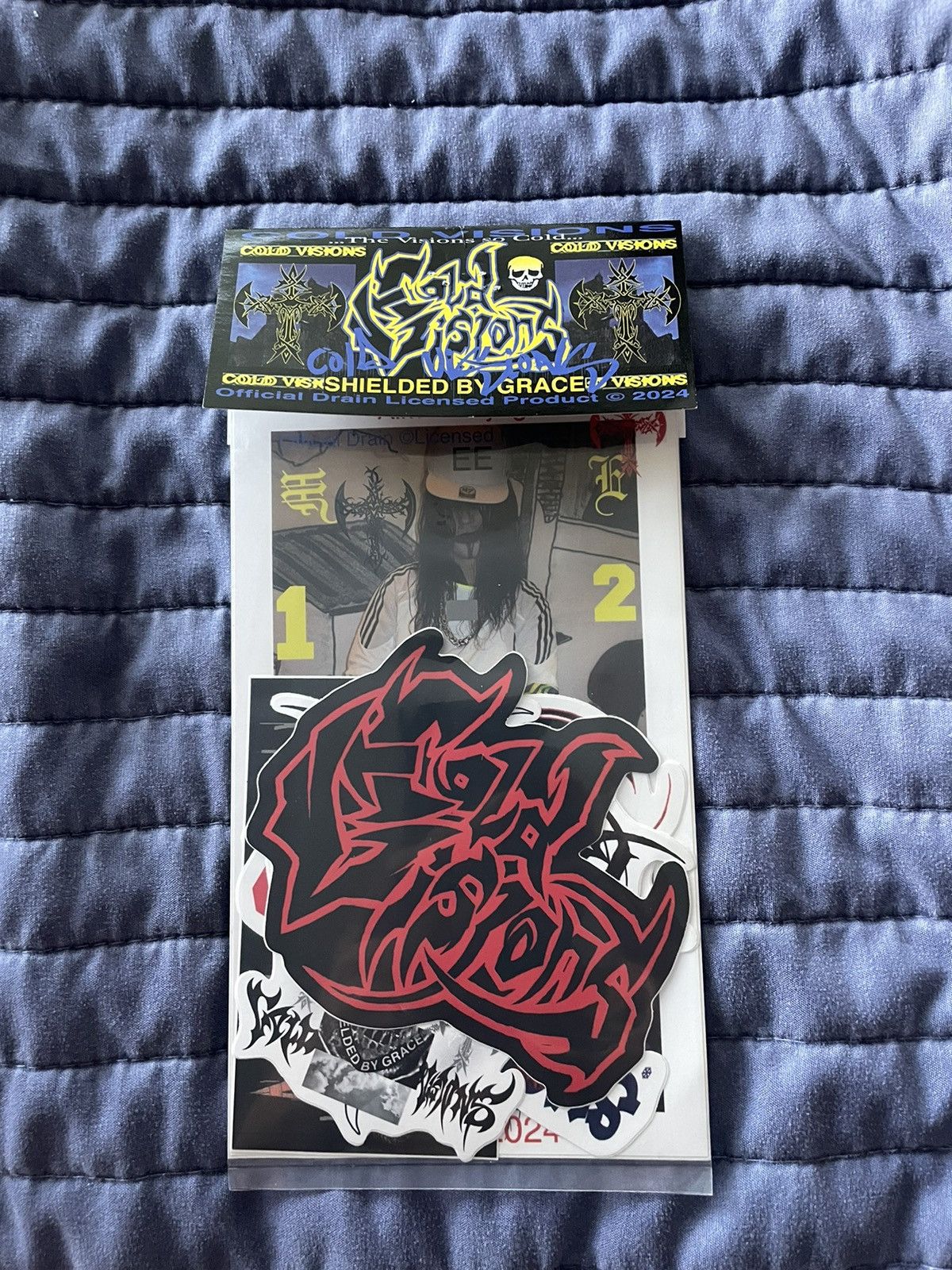 Drain Gang × Ecco × Yung Lean DRAIN GANG COLD VISIONS STICKER SET | Grailed
