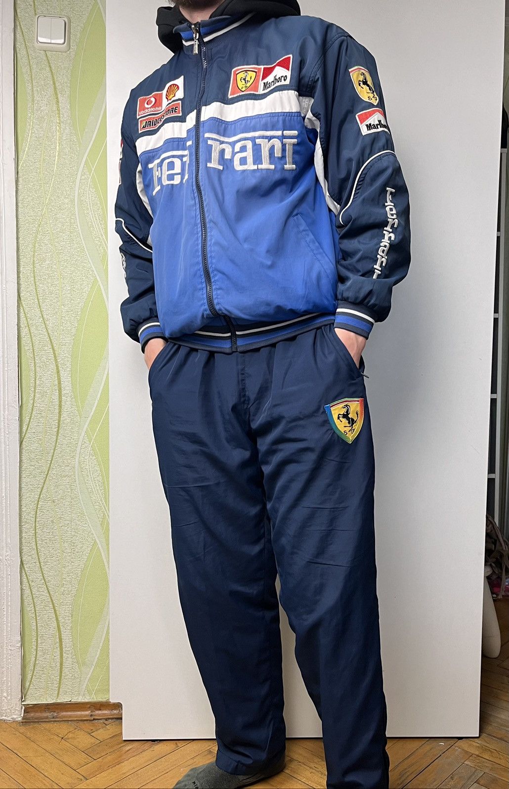 Vintage Ferrari Marlboro Racing Track Suit Michael Schumacher F1 | Grailed