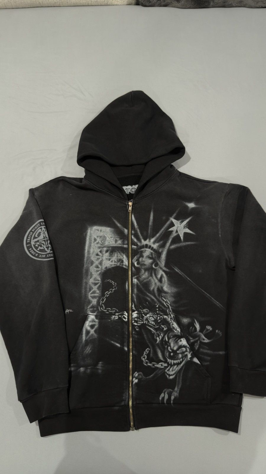 Travis Scott Travis Scott MetLife utopia hoodie | Grailed