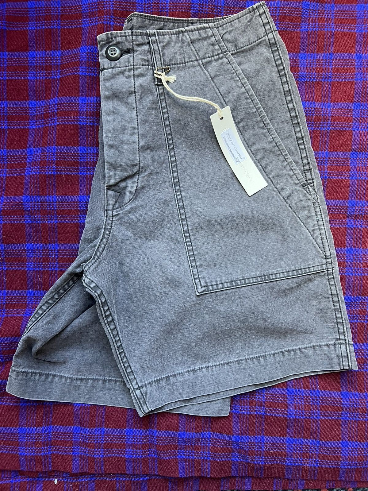 Imogene + Willie Camp Short in Faded Black | Grailed