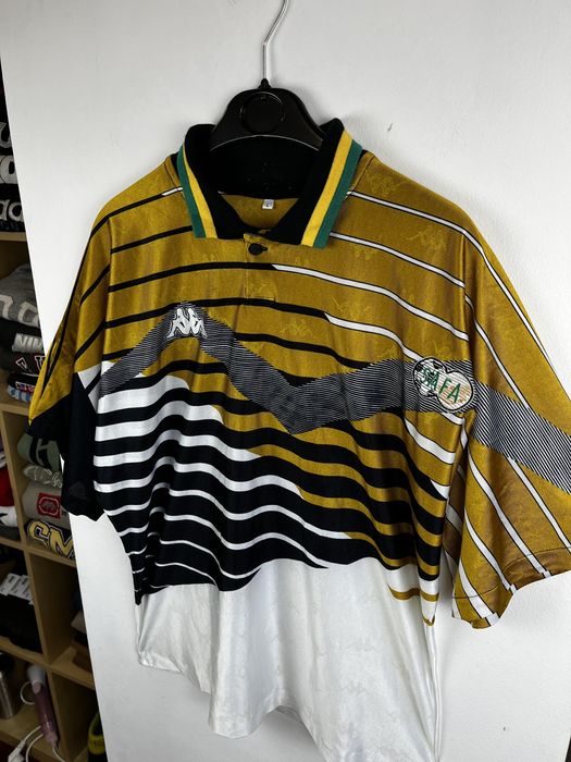 Vintage South Africa Home Football Jersey Shirt 1996 - 1998 SAFA | Grailed