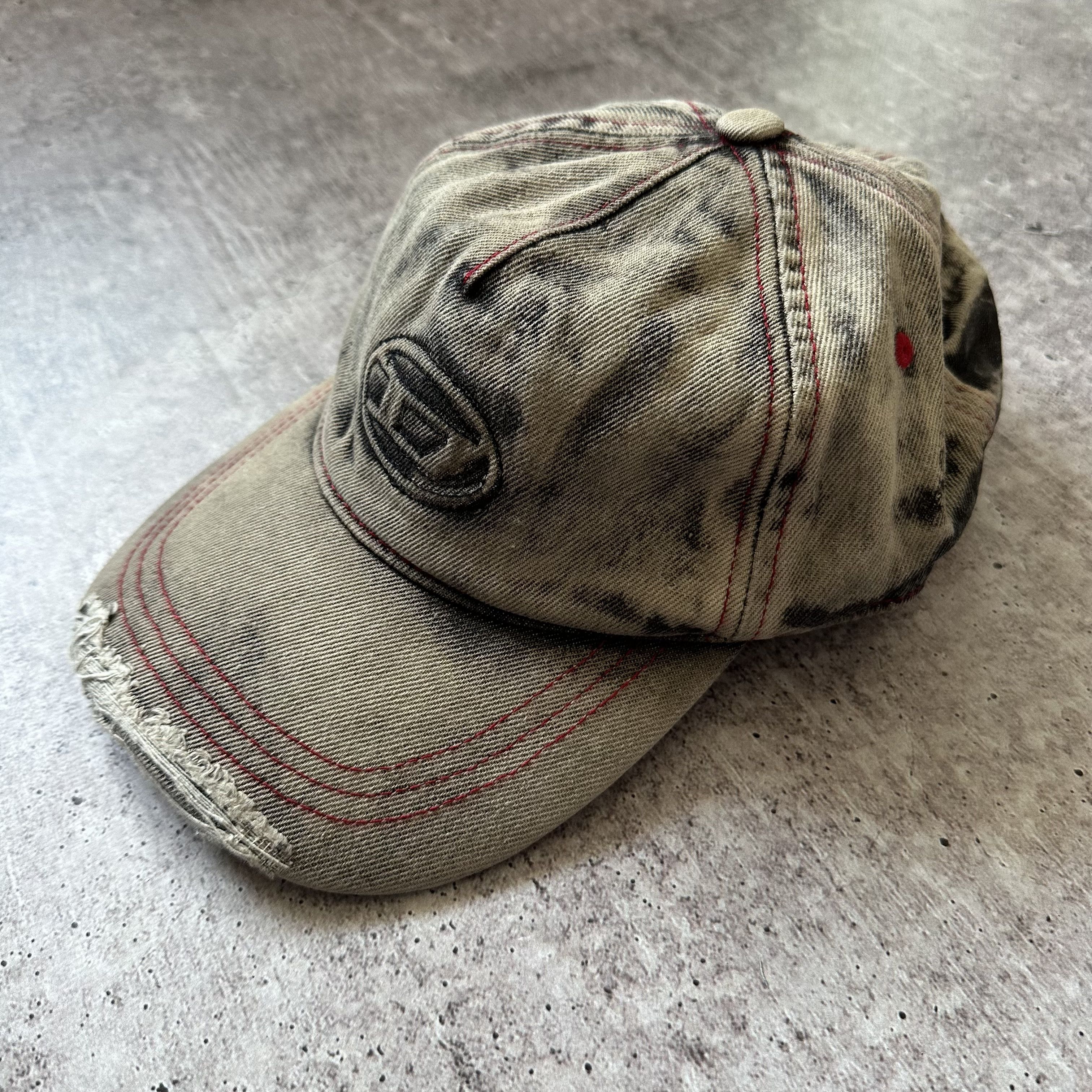 Diesel × Streetwear Diesel D Logo Distressed Washed Style Avant Garde ...