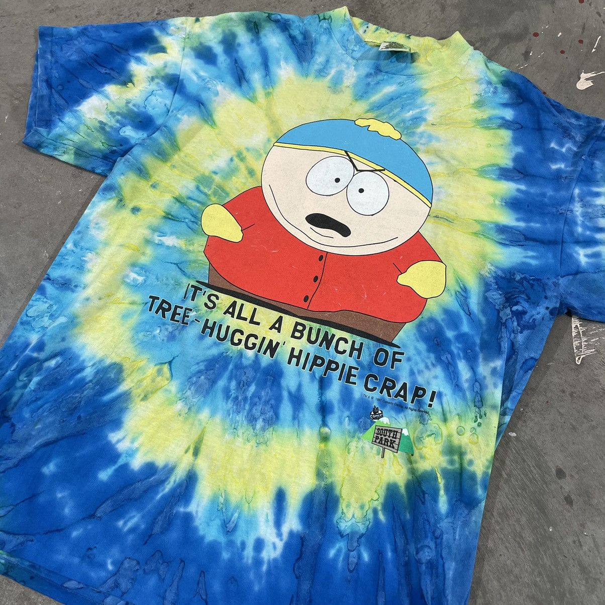 Art × Movie × Vintage Cartman 1997 South Park tv show hippie crap ...