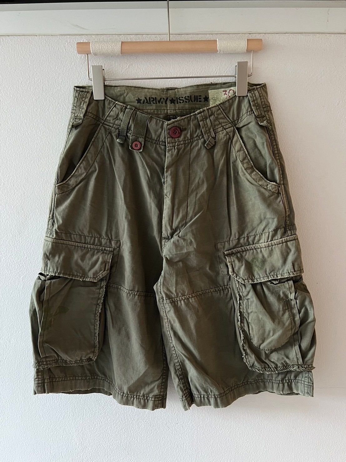 Vintage Vintage Army Issue Ripstop Cargo Pants Playboi Carti Style ...