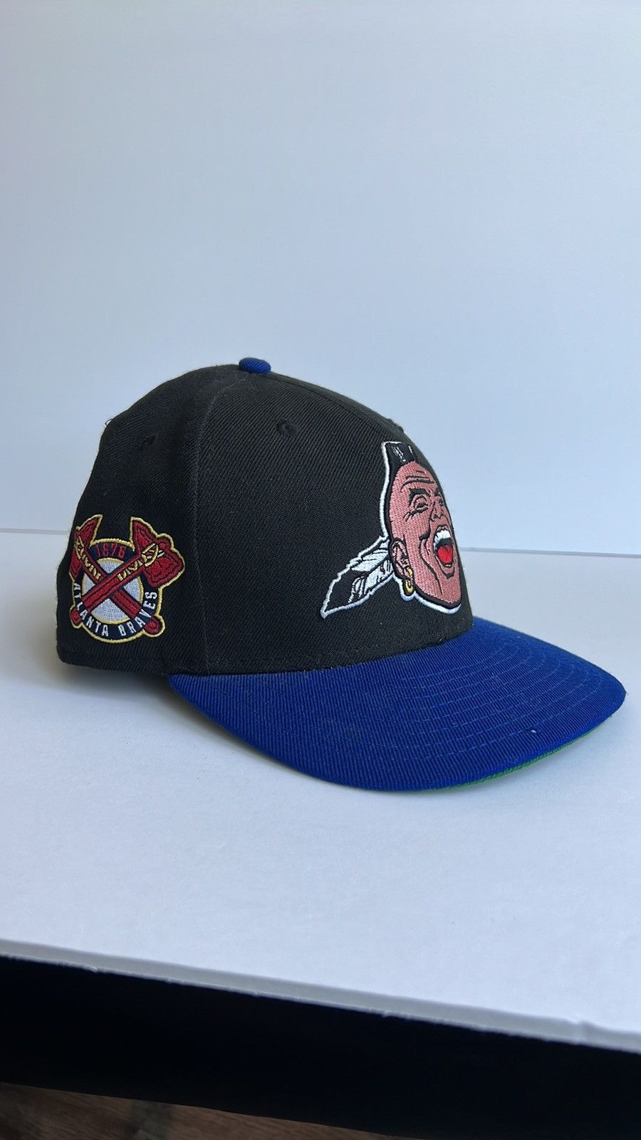 New Era Atlanta Braves New Era Screaming Chief Noc-A-Homa Banned Cap ...
