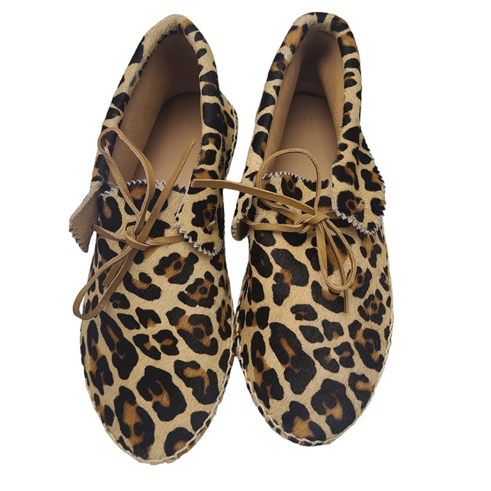 The Great THE GREAT. Canyon Moccasin Leopard Luxe Calf Hair | Grailed