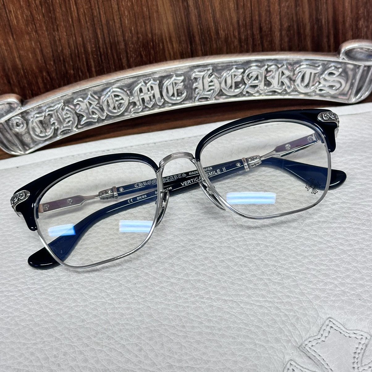 Chrome Hearts Chrome Hearts Vertical Smile II Glasses | Grailed