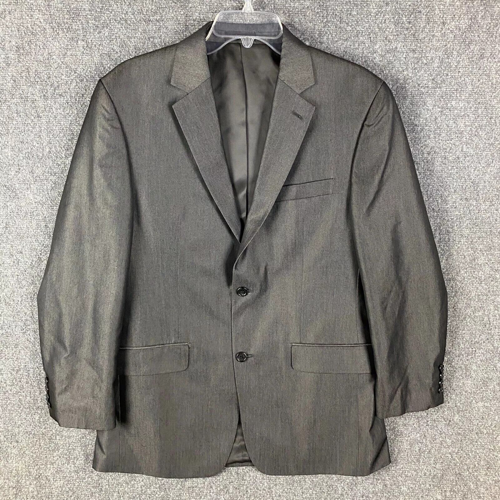 Michael Kors Michael Kors Blazer Men's 40R Polyester Blend Gray 2 ...