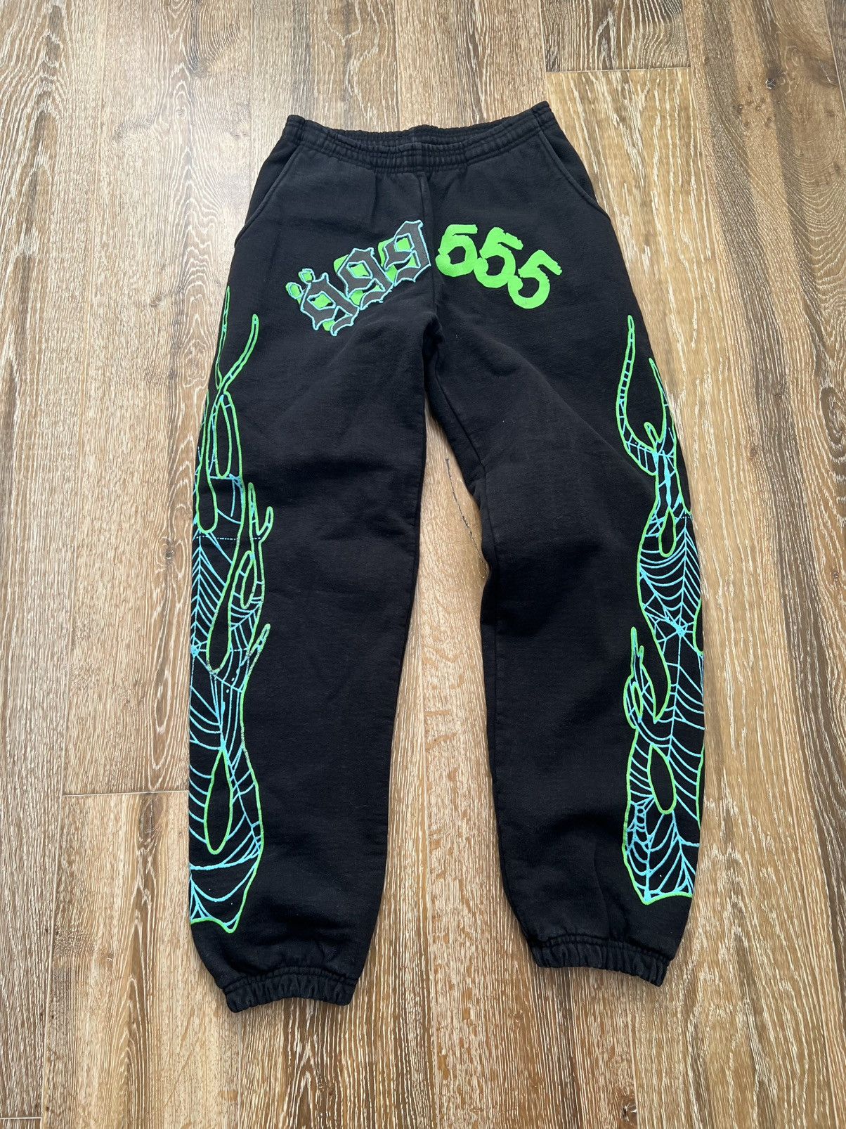 999 Club × Sp5der Juice wrld sp5der sweatpants | Grailed