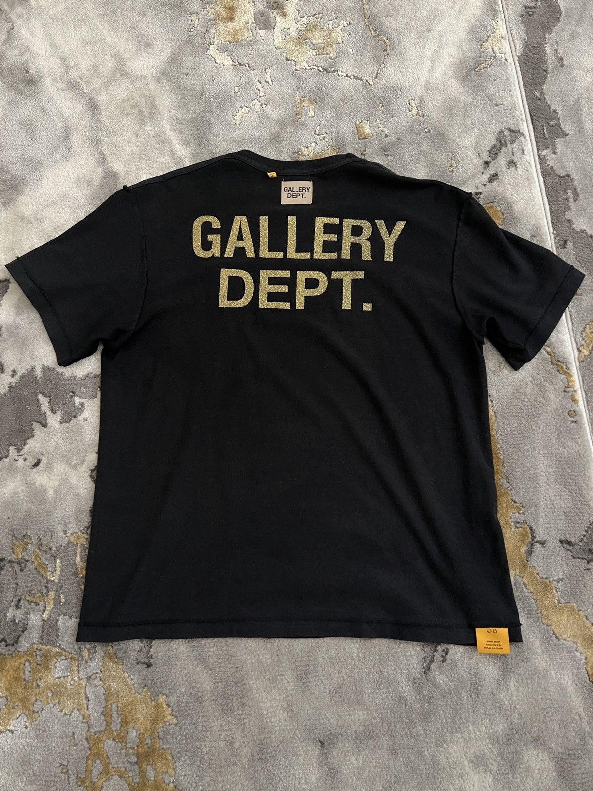 Gallery Dept. Gallery Dept Reversible T Shirt Glitter Logo / French ...