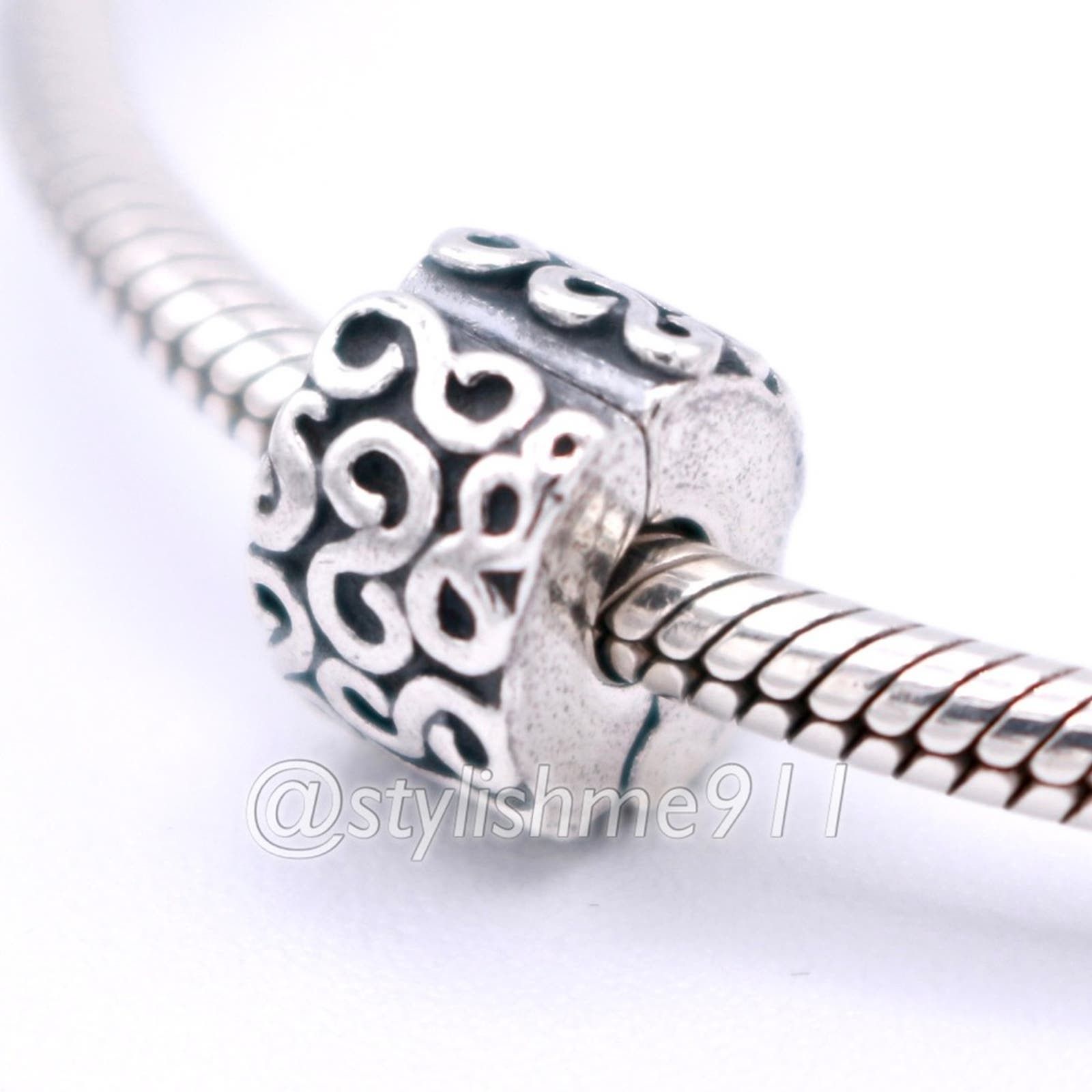 pandora Authentic PANDORA Swirls Clip | Grailed