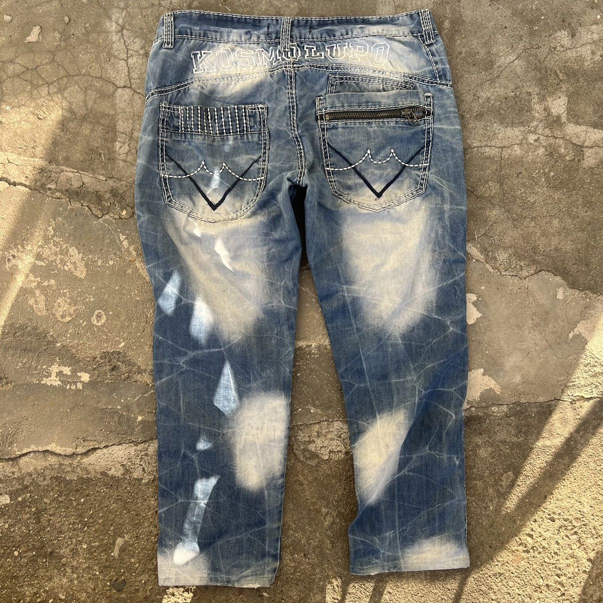 Japanese Brand × Vintage Vintage Kosmo Lupo K&M angel wings jeans denim ...