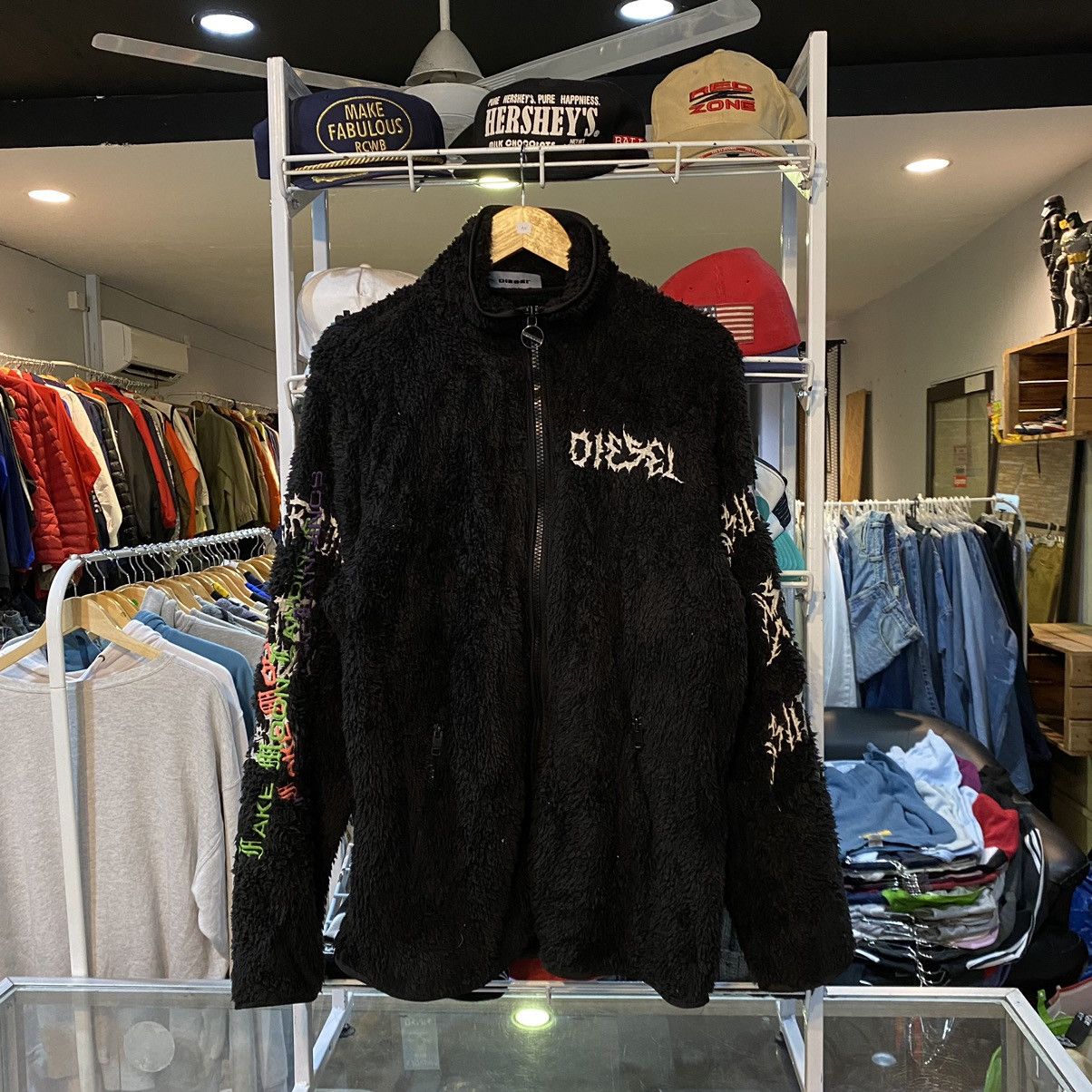 Diesel ‼️🔥DIESEL “Jake Moon Landings”FLEECE JACKET 🔥‼️ | Grailed