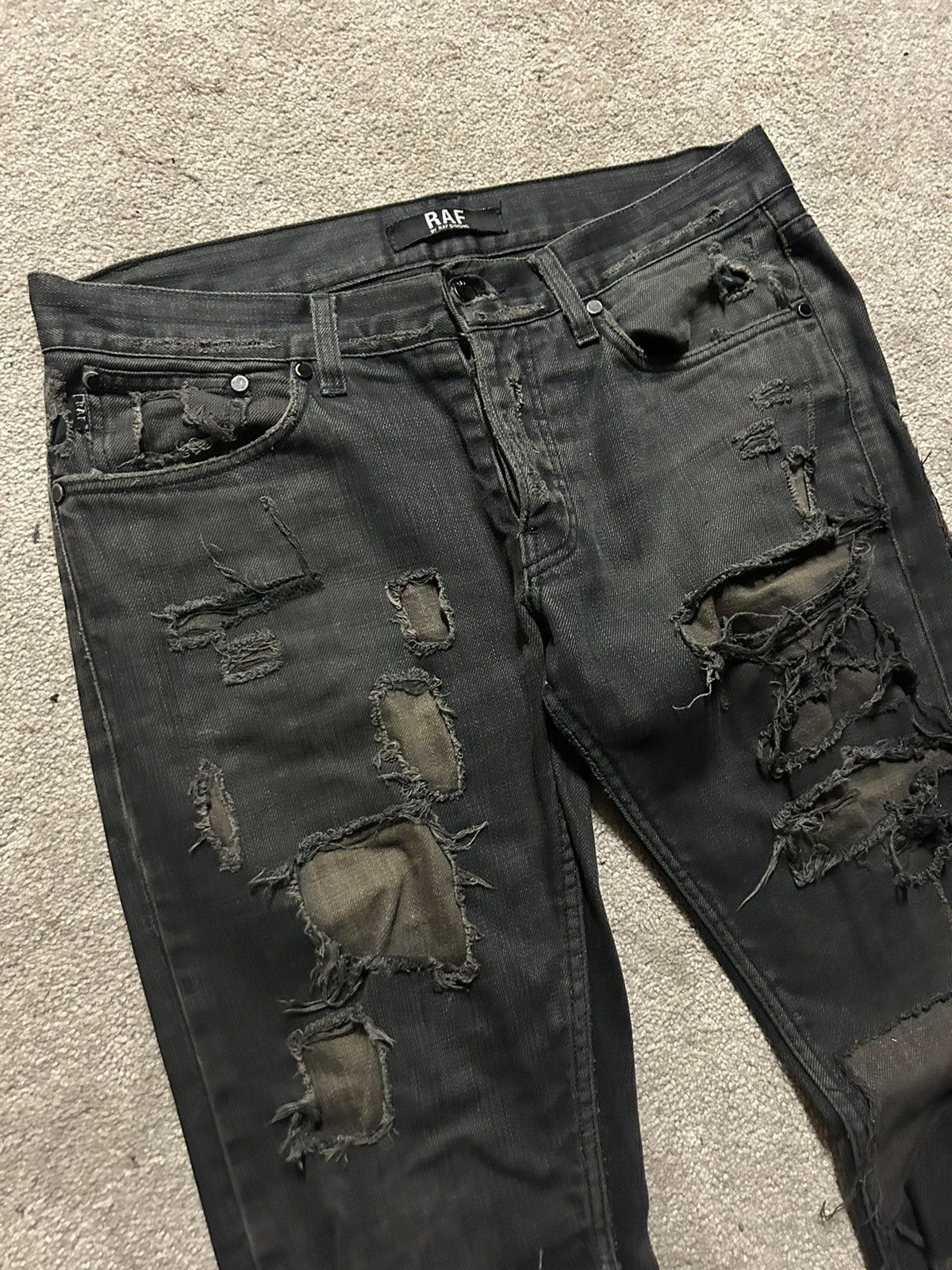 Raf Simons × Raf by Raf Simons Raf Simon’s Destroyed Zombie Double ...