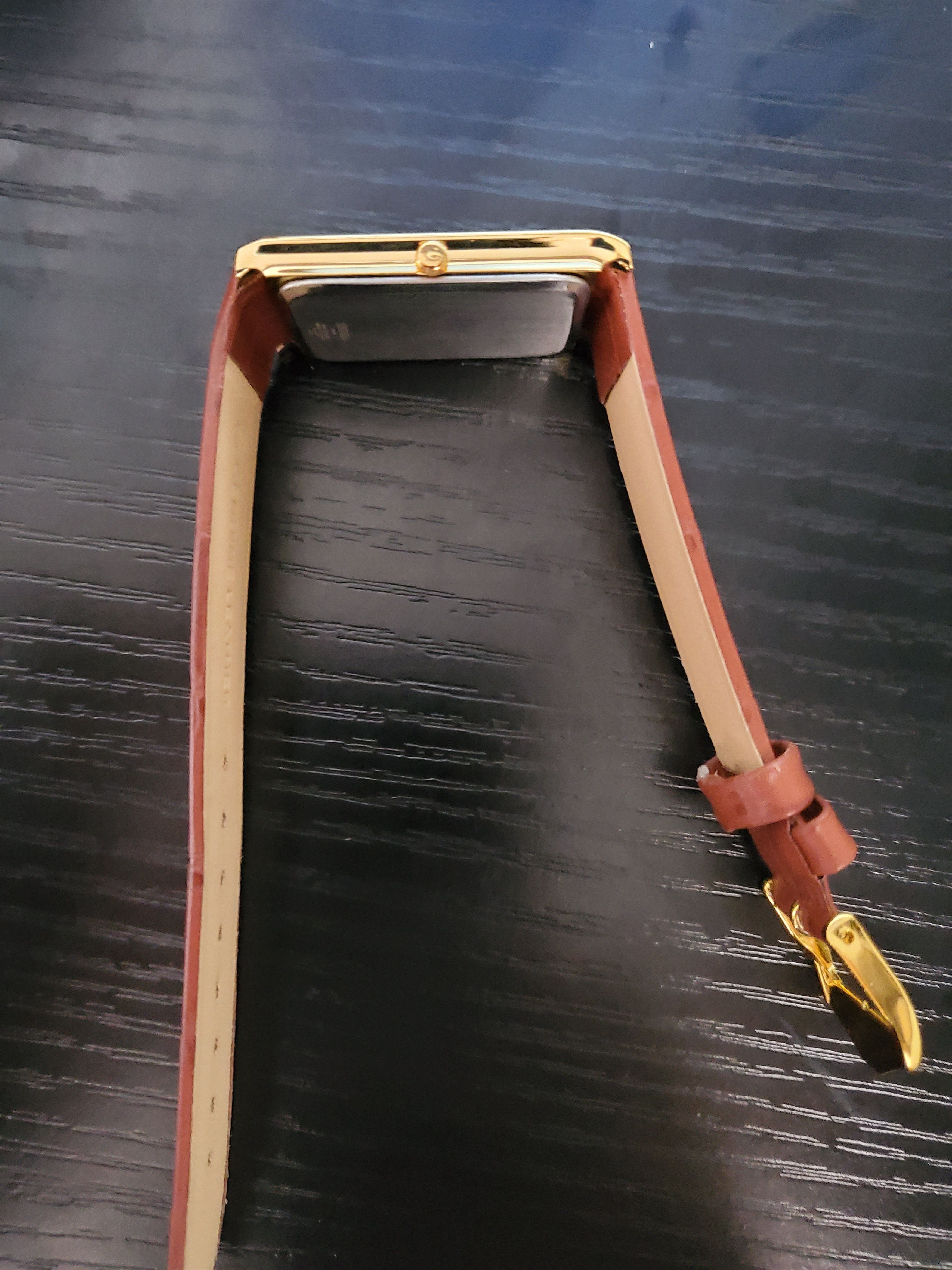 Seiko 🔥RARE VINTAGE Seiko Slim SQ Tank Leather Men's Watch | Grailed