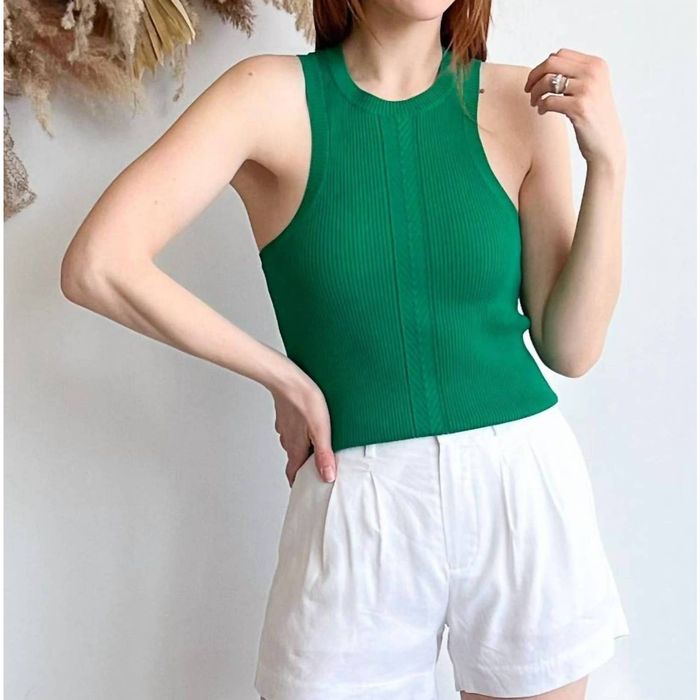 Designer GREYLIN Kelsey Razor Back Tank In Green | Grailed